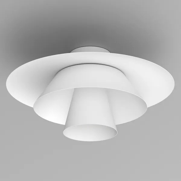 Stropní svítidlo PLATO 1xE27/15W/230V pr. 32 cm bílá