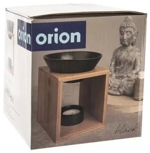 Orion Aromalampa porcelán/bambus BLACK
