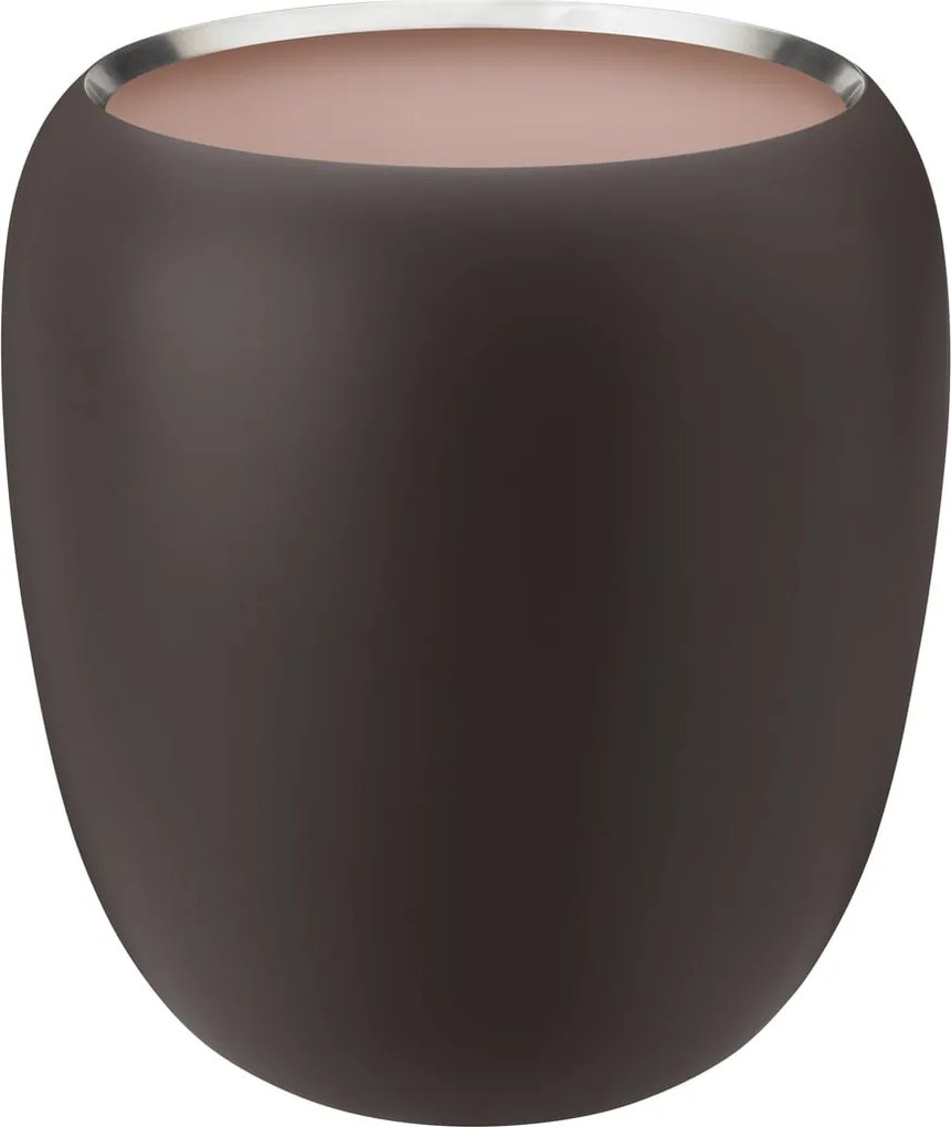 Stelton Ora Váza na květiny 20 cm Růžová Hnědá