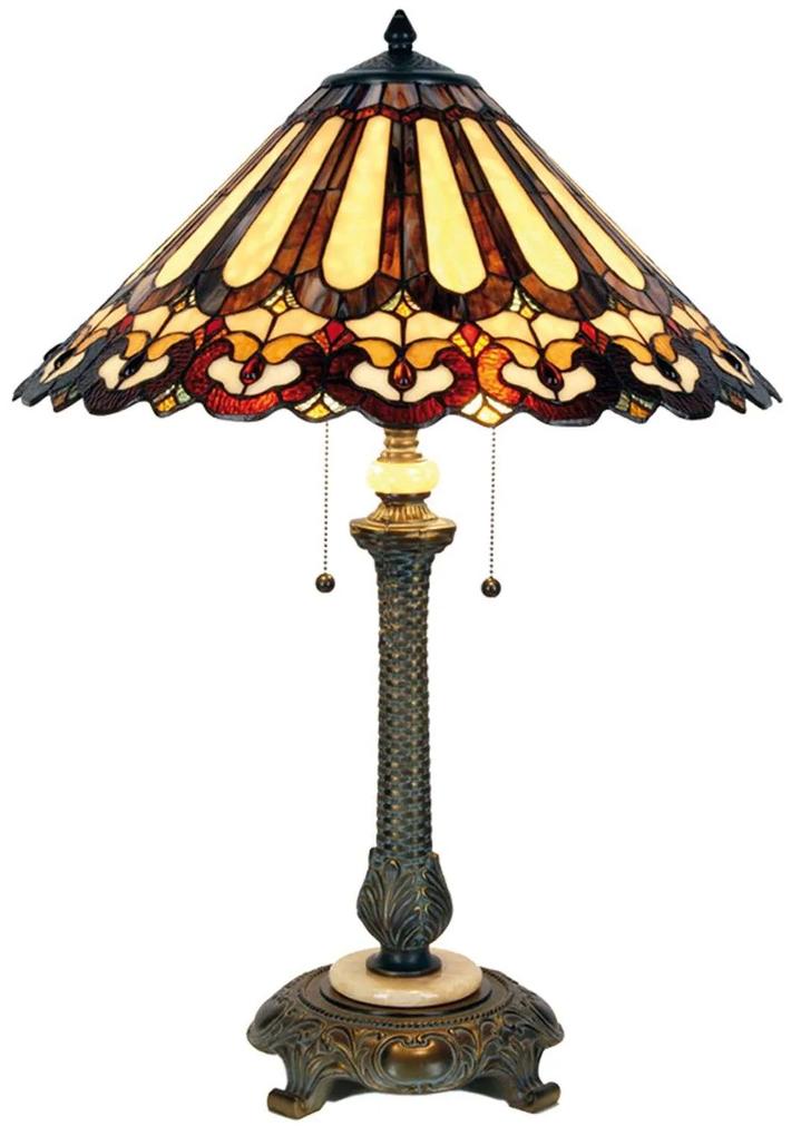 Stolní lampa Cecilia v Tiffany stylu