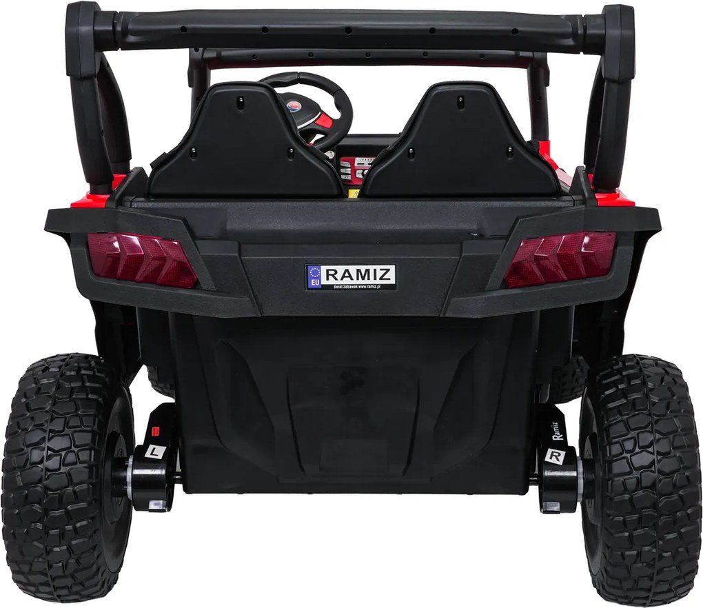 Ramiz Elektrická bugina Gravity pro děti červená + pohon 4x4 + dálkové ovládání
