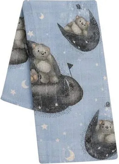Bavlněná plena s potiskem New Baby dreams