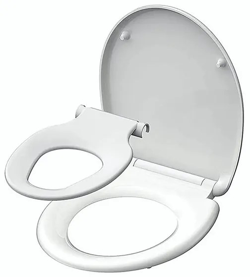 Eisl Sanitär WC prkénko s dětskou vložkou Duroplast Soft Close Family 82940