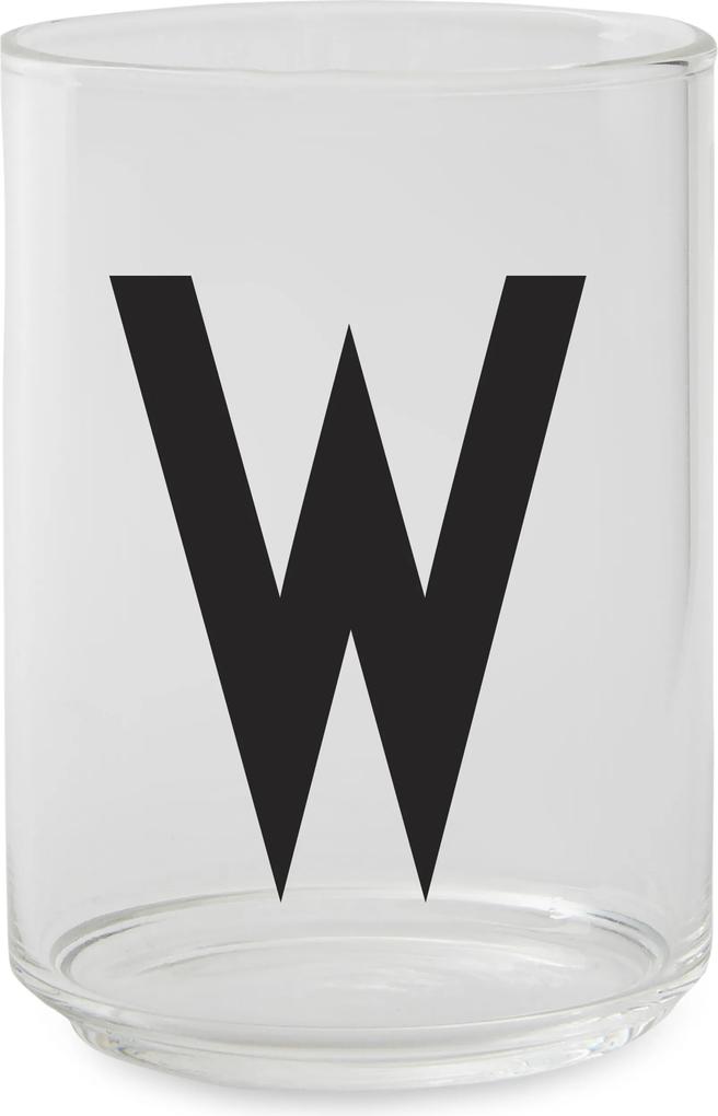 Skleněný pohár AJ písmeno W