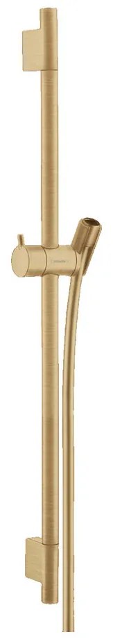 Hansgrohe Unica, S Puro sprchová tyč 650 mm se sprchovou hadicí Isiflex 1600 mm, kartáčovaný bronz, HAN-28632140