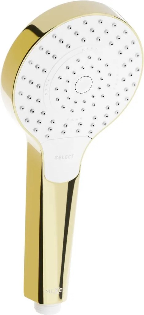 MEXEN - R-05 ruční sprcha 3-funkční zlato / white 79505-50