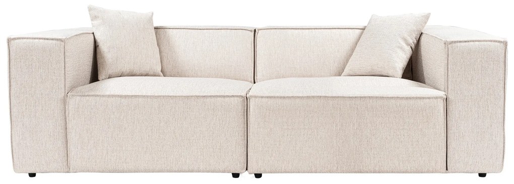 Hanah Home Dvoumístná pohovka LORA světle hnědá 220 cm