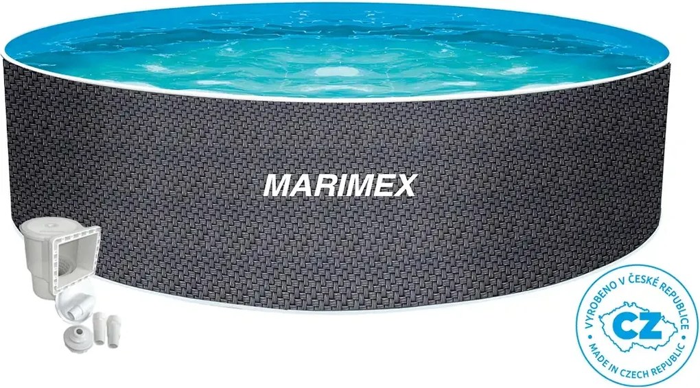 Marimex | Bazén Marimex Orlando 3,05x0,91 m s příslušenstvím - motiv RATAN | 10303048