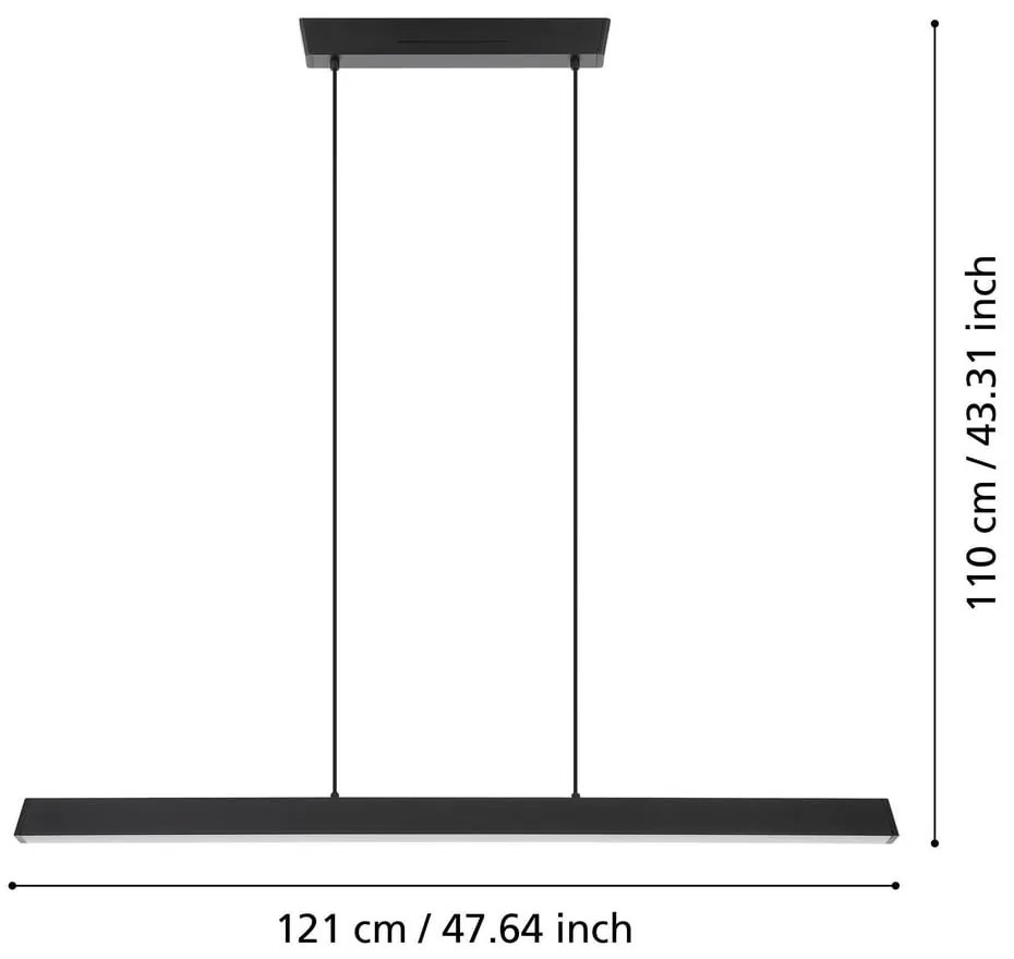 LED smart závěsné svítidlo 35 W SIMOLARIS-Z – EGLO