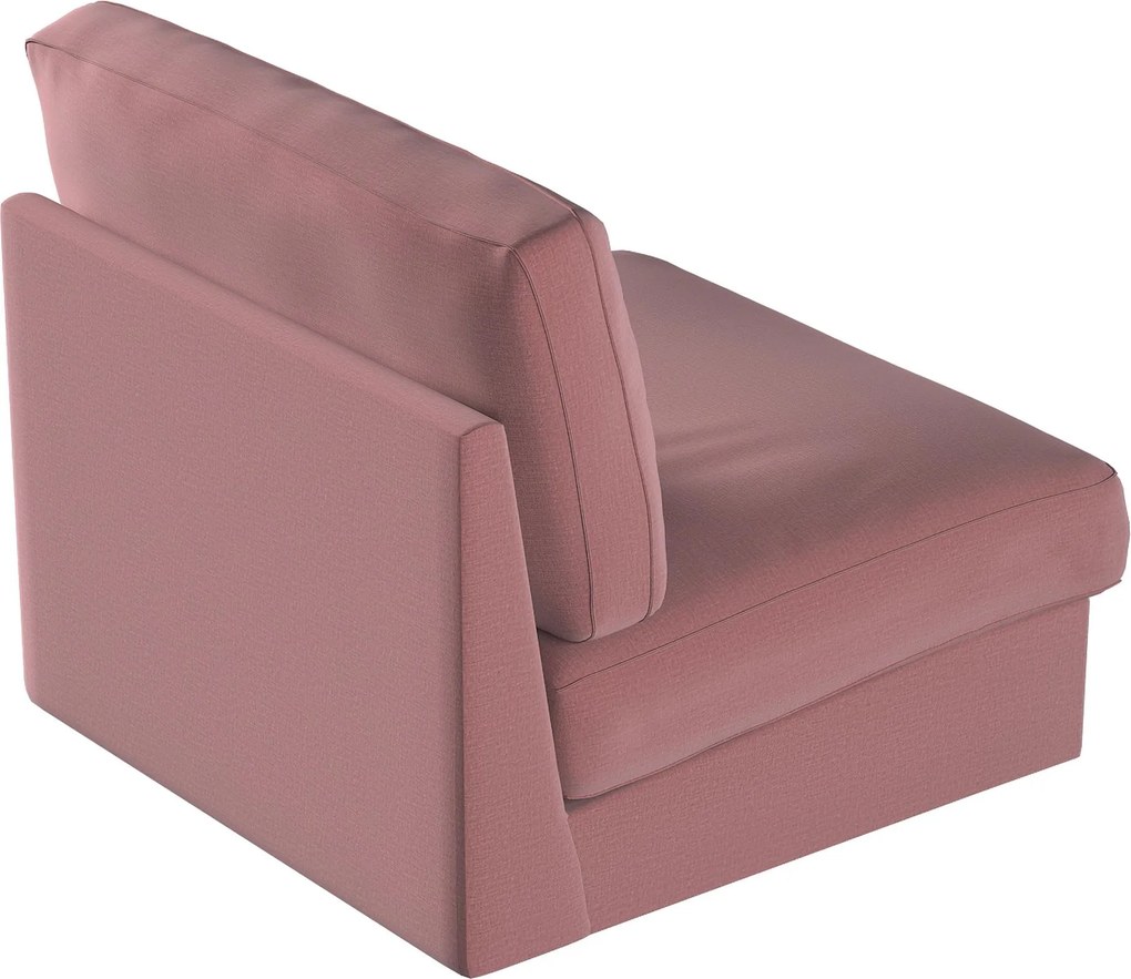 Potah na neskládací křeslo IKEA Kivik barva fialová látka sametová