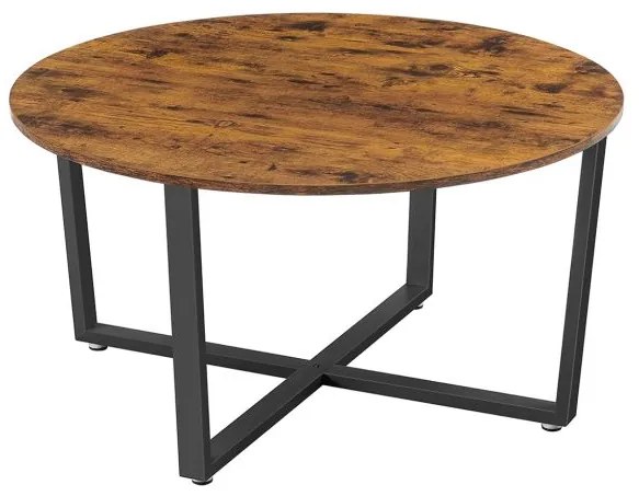 Kulatý konferenční stolek rustikální 88 cm