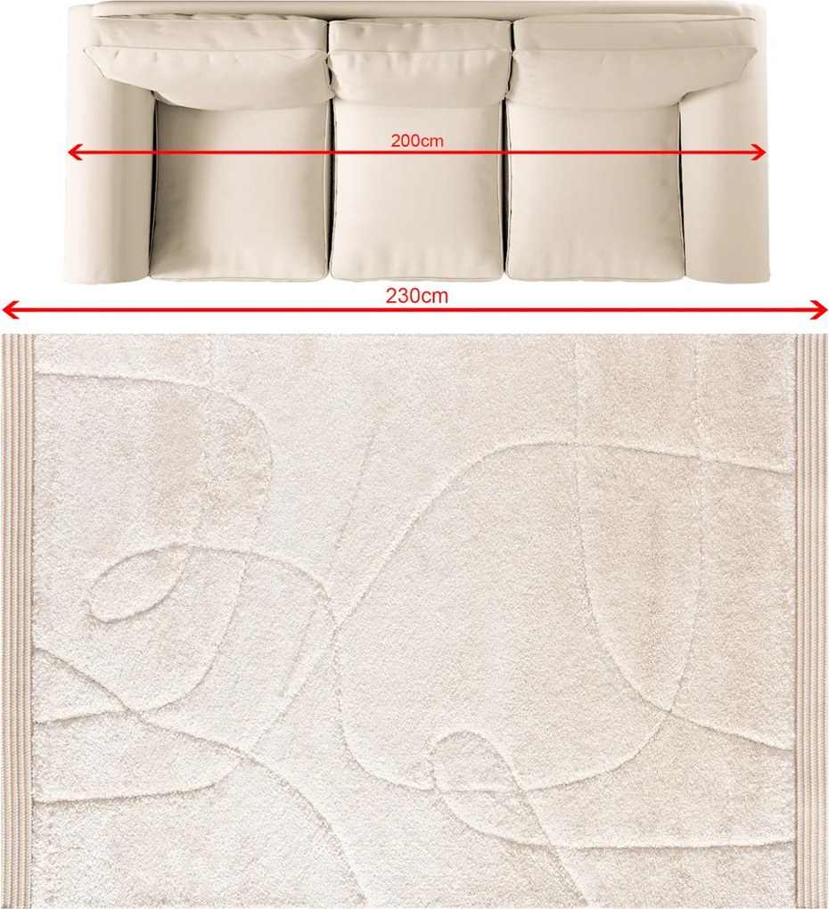 Koberec Ardano cream 160x230 cm