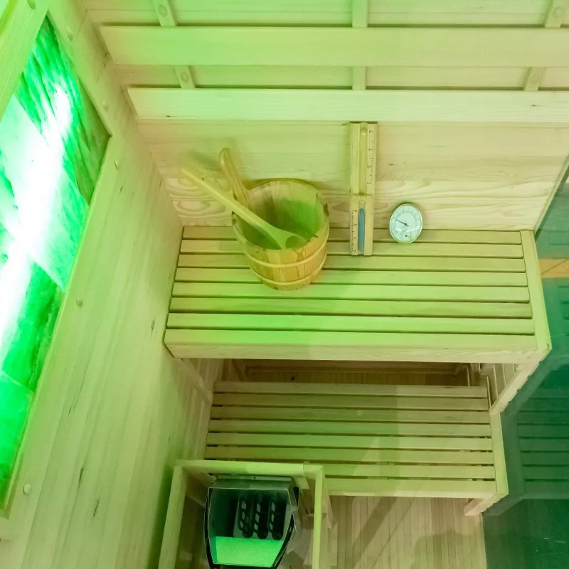 BPS-koupelny Finská sauna Relax HYD-4781 120x120, 2 osoby