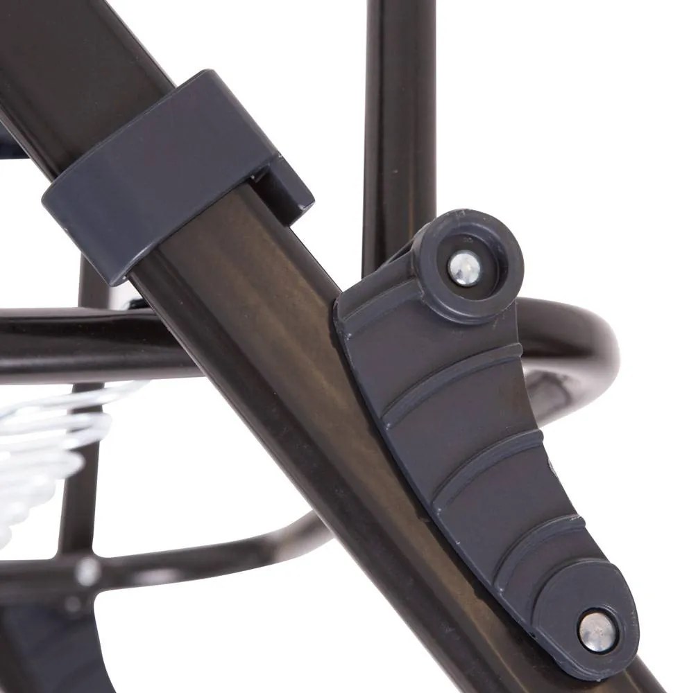 Polohovací zahradní křeslo s podnožkou Mijas Plus Black Edition L150-23IB PATIO