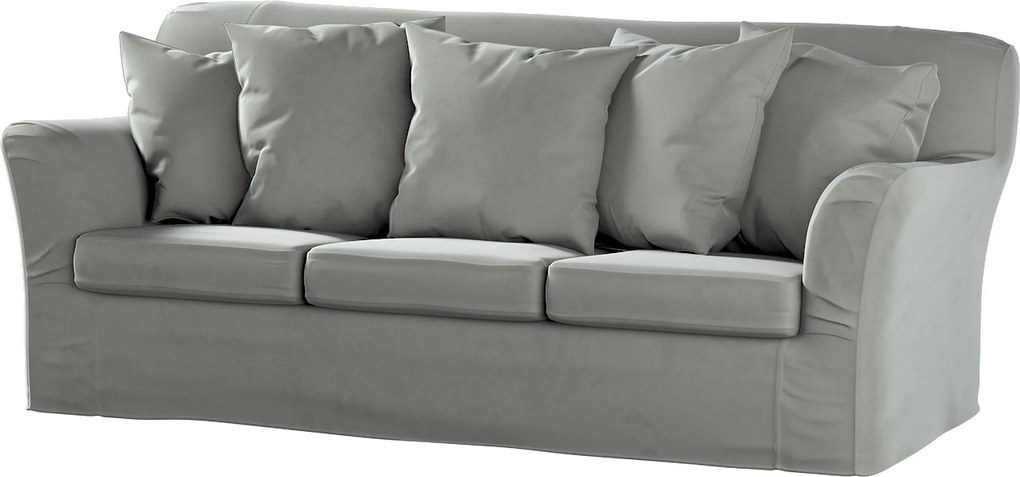 Potah na pohovku IKEA Tomelilla 3-místná nerozkládací barva šedá látka lesklé, sametová