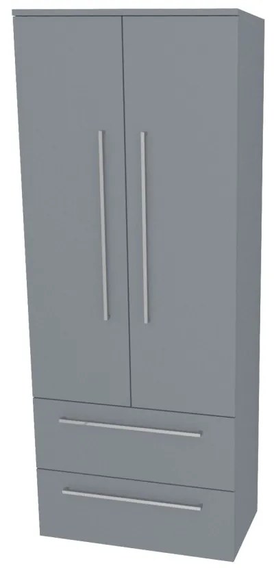 Mereo Mereo, Bino, koupelnová skříňka vysoká 163 cm, dvojitá, Multidecor, CN699MSO1