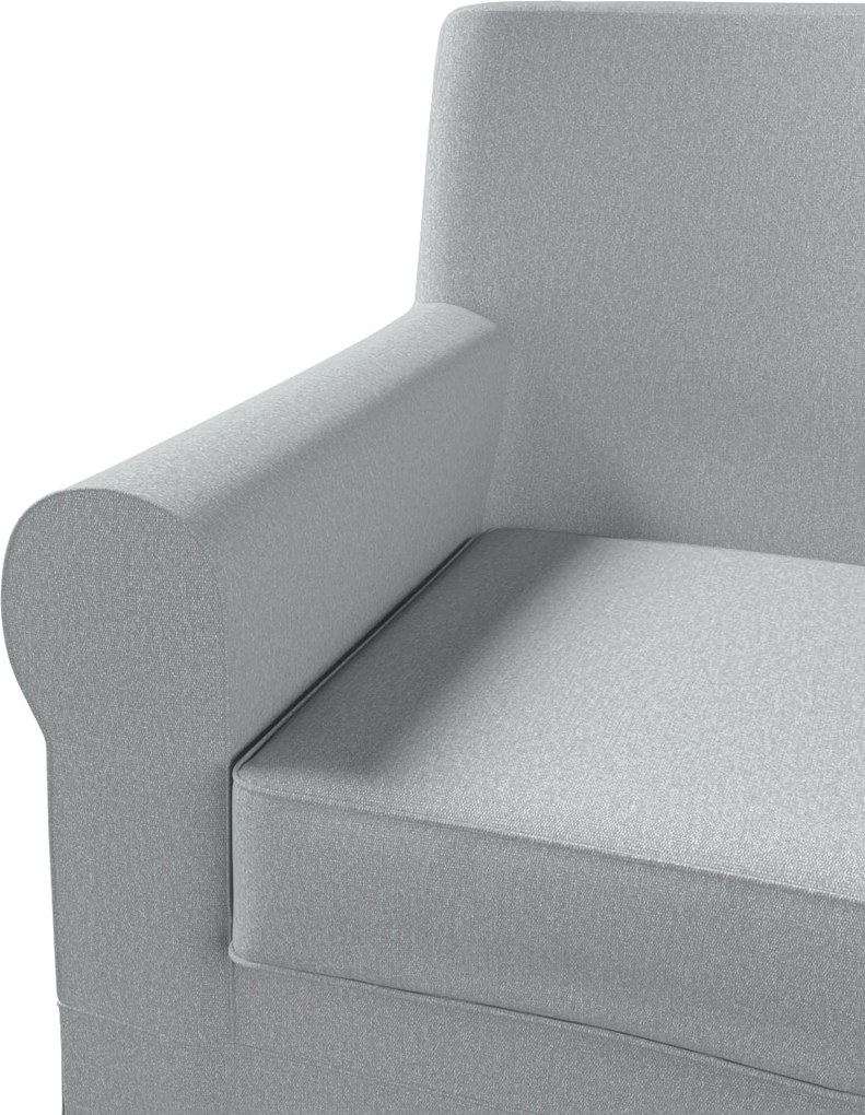 Potah na křeslo IKEA Ektorp Jennylund barva šedá látka pletený vzor
