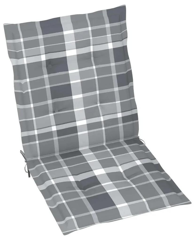 Polštář na židli VidaXL  Poduška na zahradní židli 100 x 50 x 3 cm