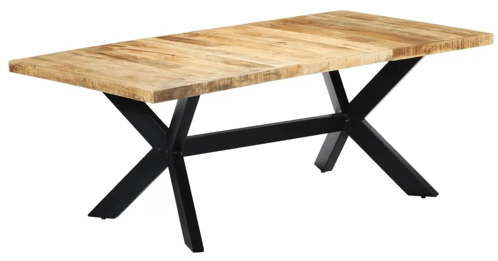 Jídelní stůl 200 x 100 x 75 cm masivní mangovníkové dřevo 247427