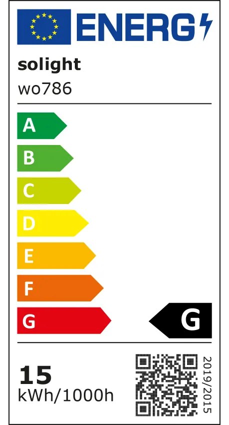 Solight LED stropní světlo Plain, 15W, 1200lm, 3000K, kulaté, 26cm