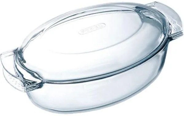 Pekáč pyrex pekáč varné sklo s poklicí 39 x 22,5 cm