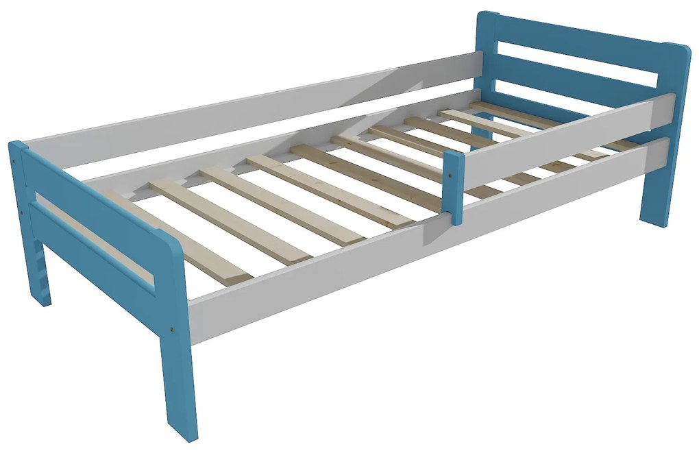 Vomaks Dětská postel se zábranou VMK002C KIDS Rozměr: 140 x 200 cm, Barva: barva bílá