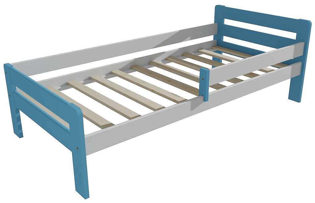 Vomaks Dětská postel se zábranou VMK002C KIDS Rozměr: 80 x 200 cm, Barva: barva bílá