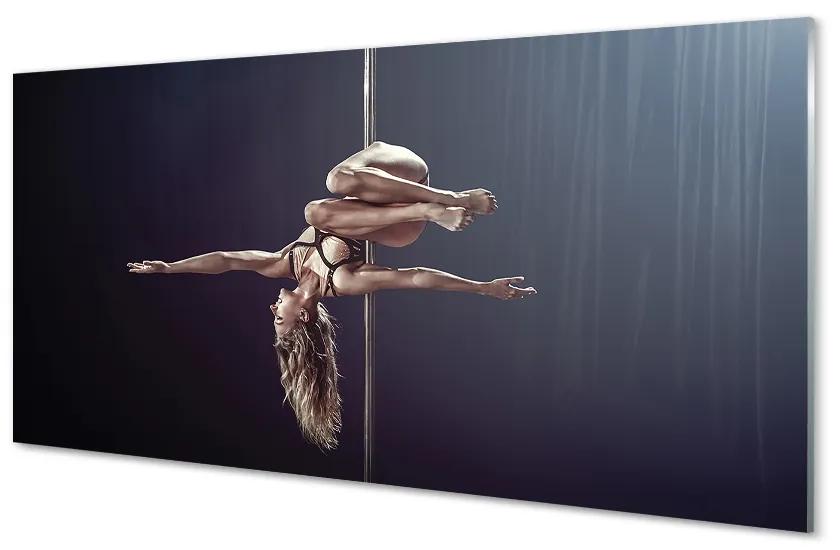 akrylový obraz Tanec trubka žena 120x60 cm