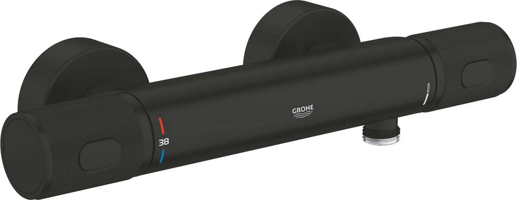 Grohe Precision Feel - Termostatická sprchová baterie, matná černá 347902430