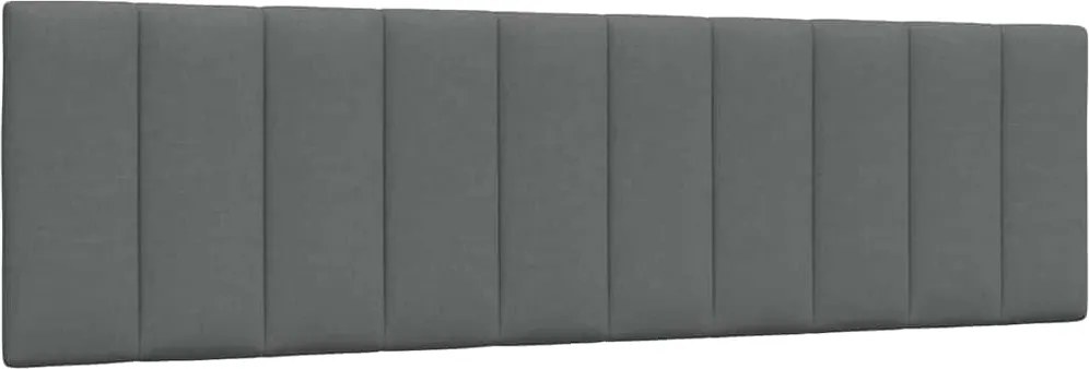 Rám postele bez matrace Hanko tmavě šedý 180 x 200 cm textil 3310406