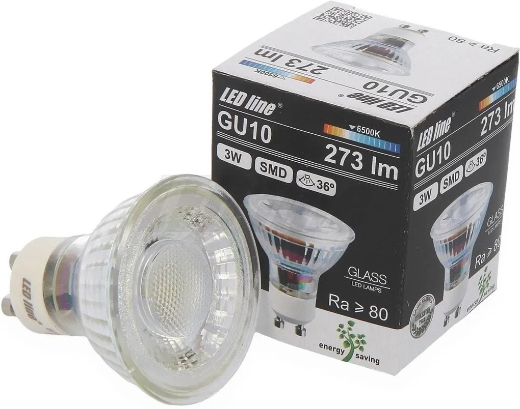 Led Line LED žárovka GU10 3W 273lm studená (25W)
