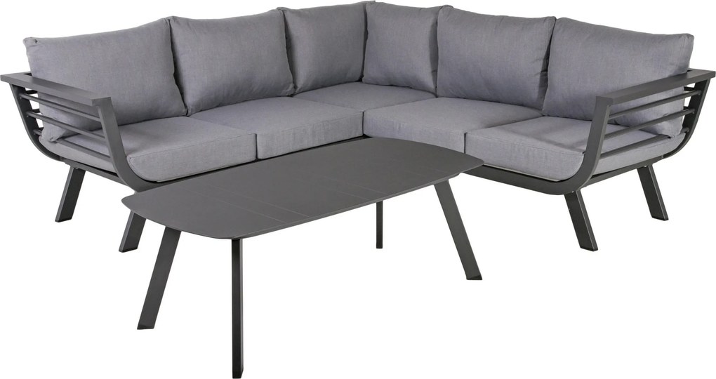 XXXLutz TERASOVÁ SEDACÍ SOUPRAVA 3dílné, kov, plast, textil Gardenson - Online Only zahradní nábytek - 002836046101