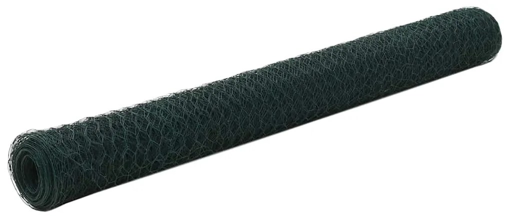 Pletivo ke kurníku ocel PVC vrstva 25 x 1,2 m zelené 143260