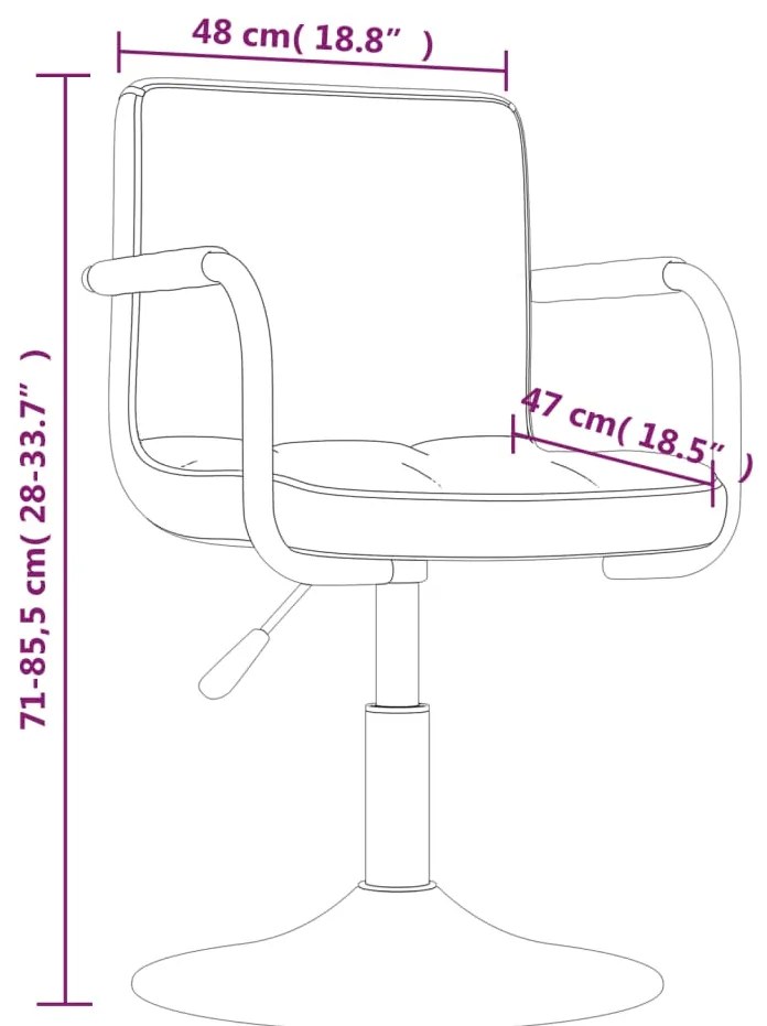vidaXL Marketos Barová židle černá samet