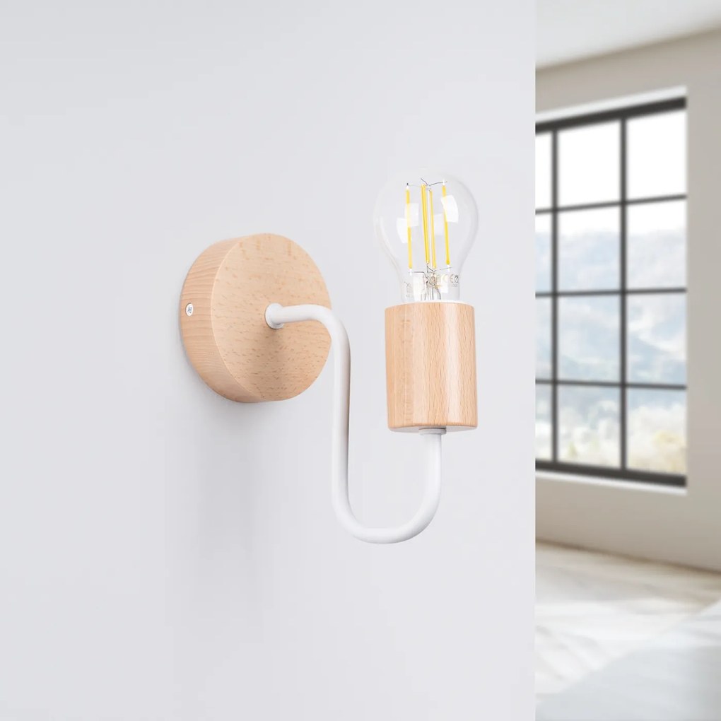 Sollux Lighting Nástěnné svítidlo TIMBO bílé