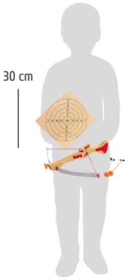 Small Foot - Velká kuše s šípy a terčem