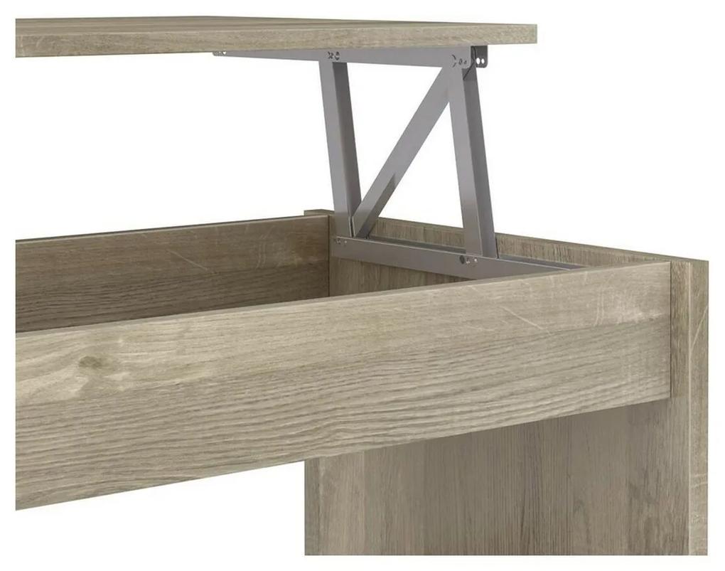 BigBuy Home Vytahovatelný konferenční stolek 100 x 50 x 44,6 cm