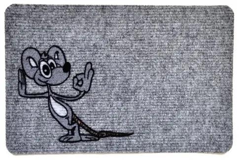 Vopi Vnitřní rohožka Flocky myš 205/069, 40 x 60 cm