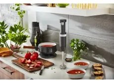 KitchenAid 5KHBBV53EDG bezdrátový tyčový mixér tmavě šedý mat