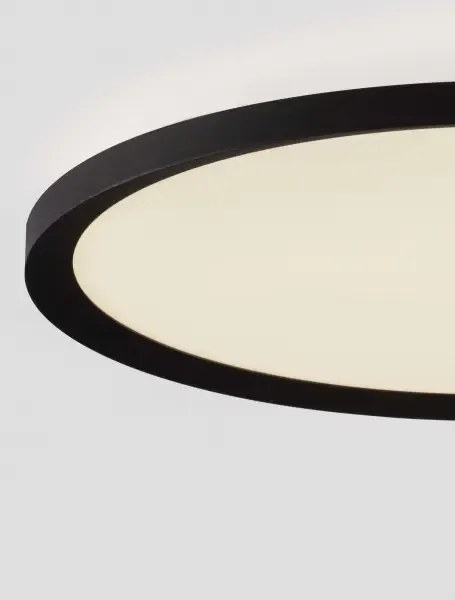 LED stmívatelné černé moderní stropní svítidlo Aoton