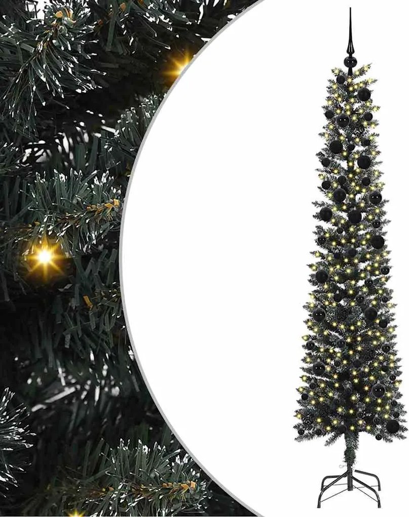 Umělý vánoční stromeček Zelená 240 cm PVC, plast a ocel 3395965