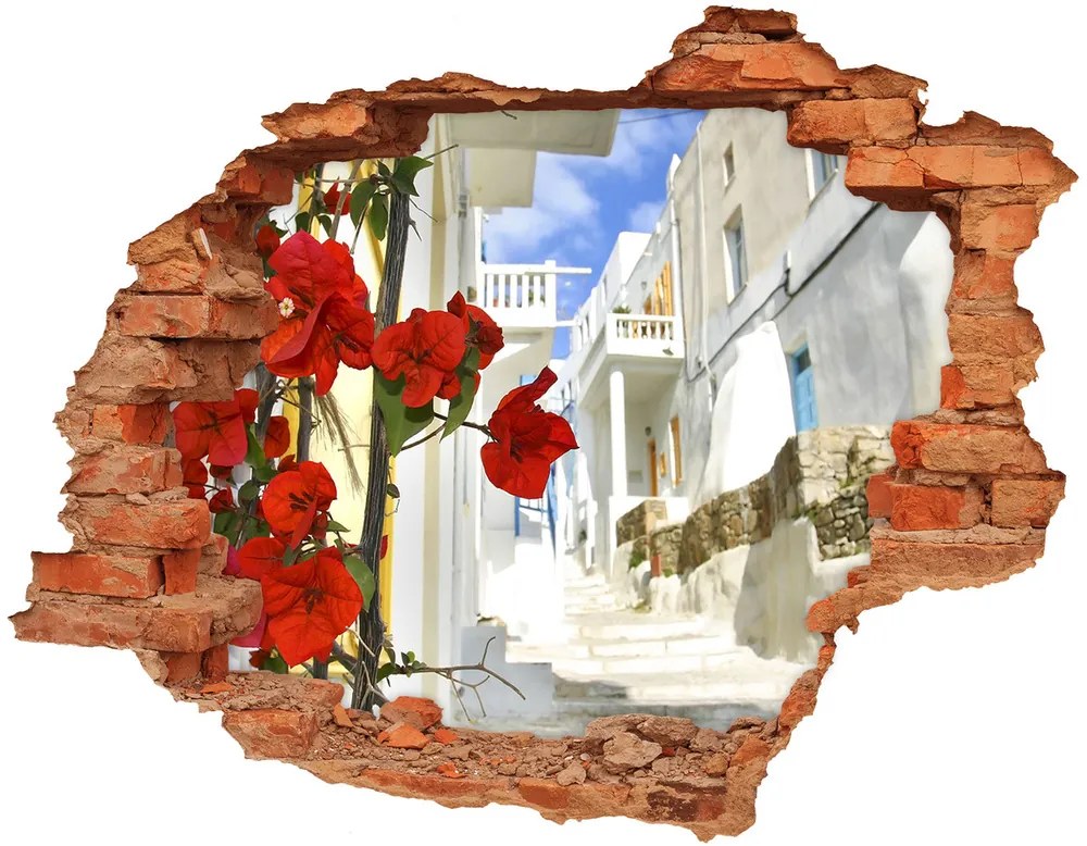 Wallmuralia Fototapeta díra na zeď 3D Mykonos Řecko 90x70 cm