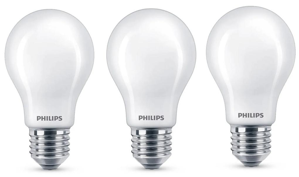 Philips LED žárovka Classic E27 A60 8,5W 2700K 3ks