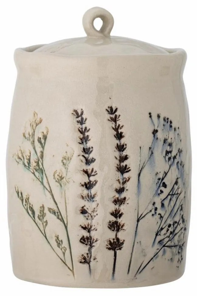 Kameninová dóza s víčkem Bea Nature 20,5 cm Bloomingville