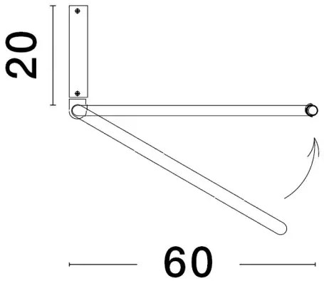 LED lustr Garve 60 bílé