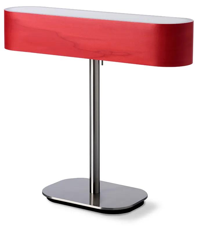 Konzervativní stolní lampa v LED provedení I-Club Table  Konzervativní stolní lampa v LED provedení I-Club Dekor: Červený