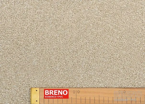 Breno Metrážový koberec MOUNT TWIST 93 béžový, šíře 500 cm, Béžová