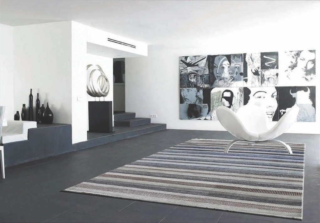 Diamond Carpets India, Ručně vázaný kusový koberec Diamond DC-MCK blue multi, 275x365, modrá, chodba / předsíň