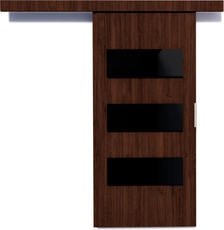 Posuvné nástěnné dveře ARES 96 wenge