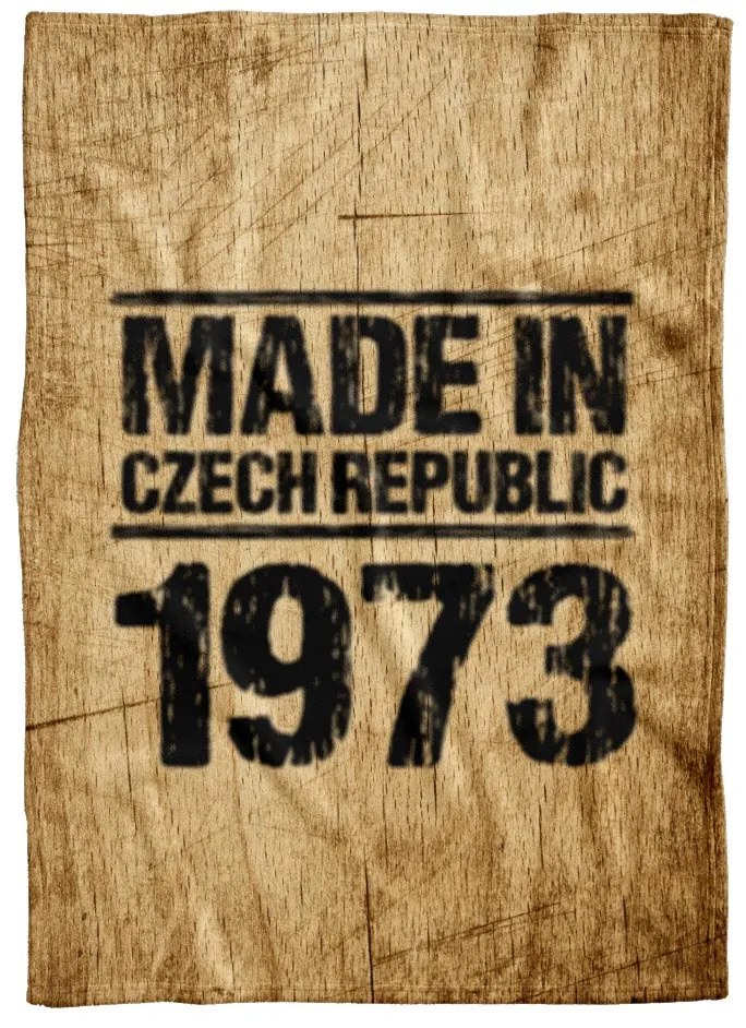 Deka Made In (rok: 1973, Podšití beránkem: NE)